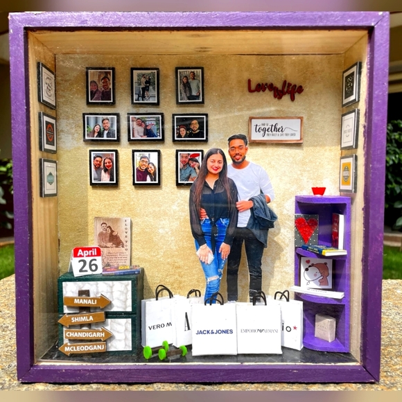 YoLittleCharms | Art | Photo Frame Shadow Box 3d Miniature Frame Custom ...